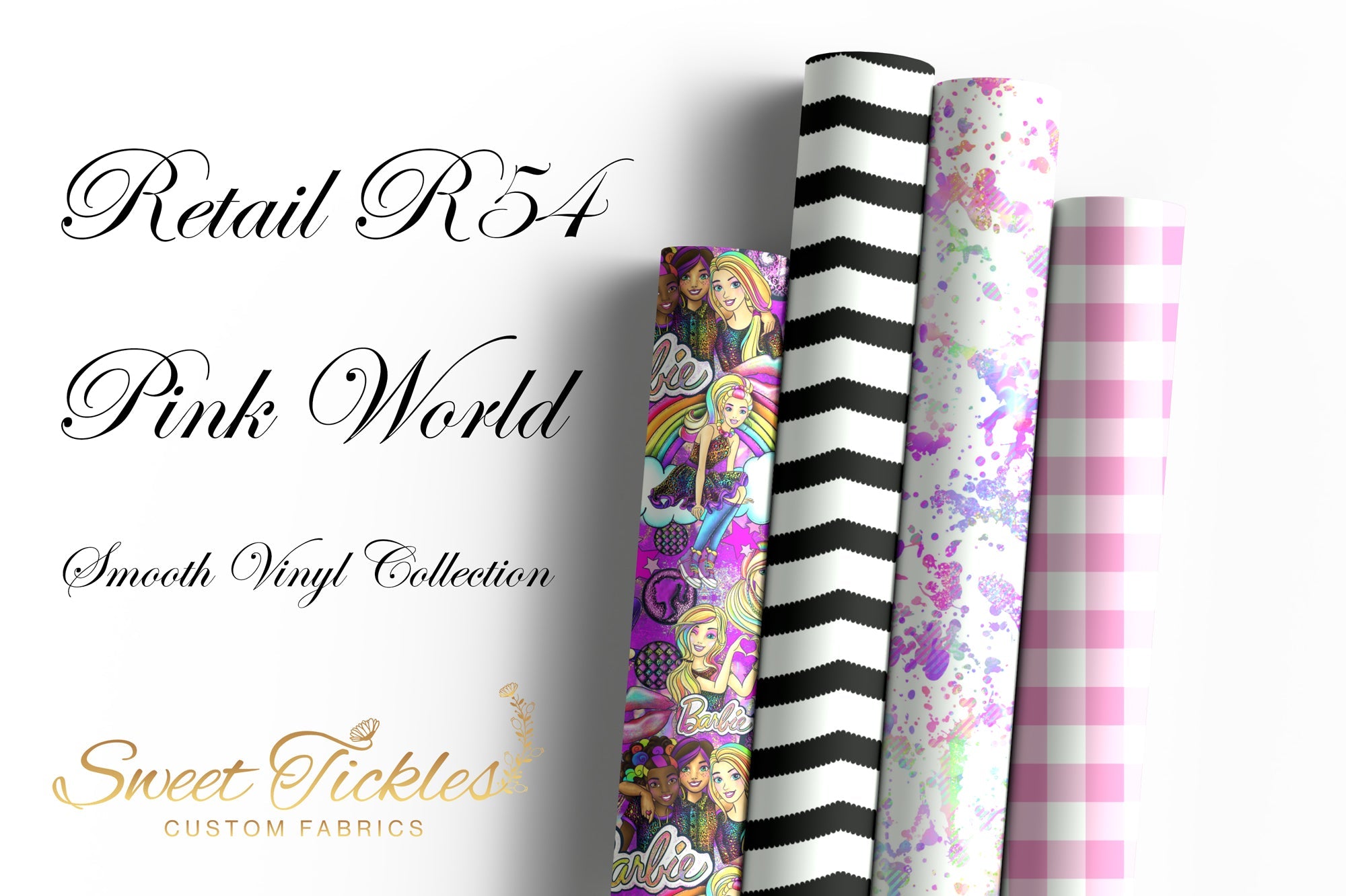 Retail R54 Pink World Vinyl Collection – Sweet Tickles Custom Fabrics