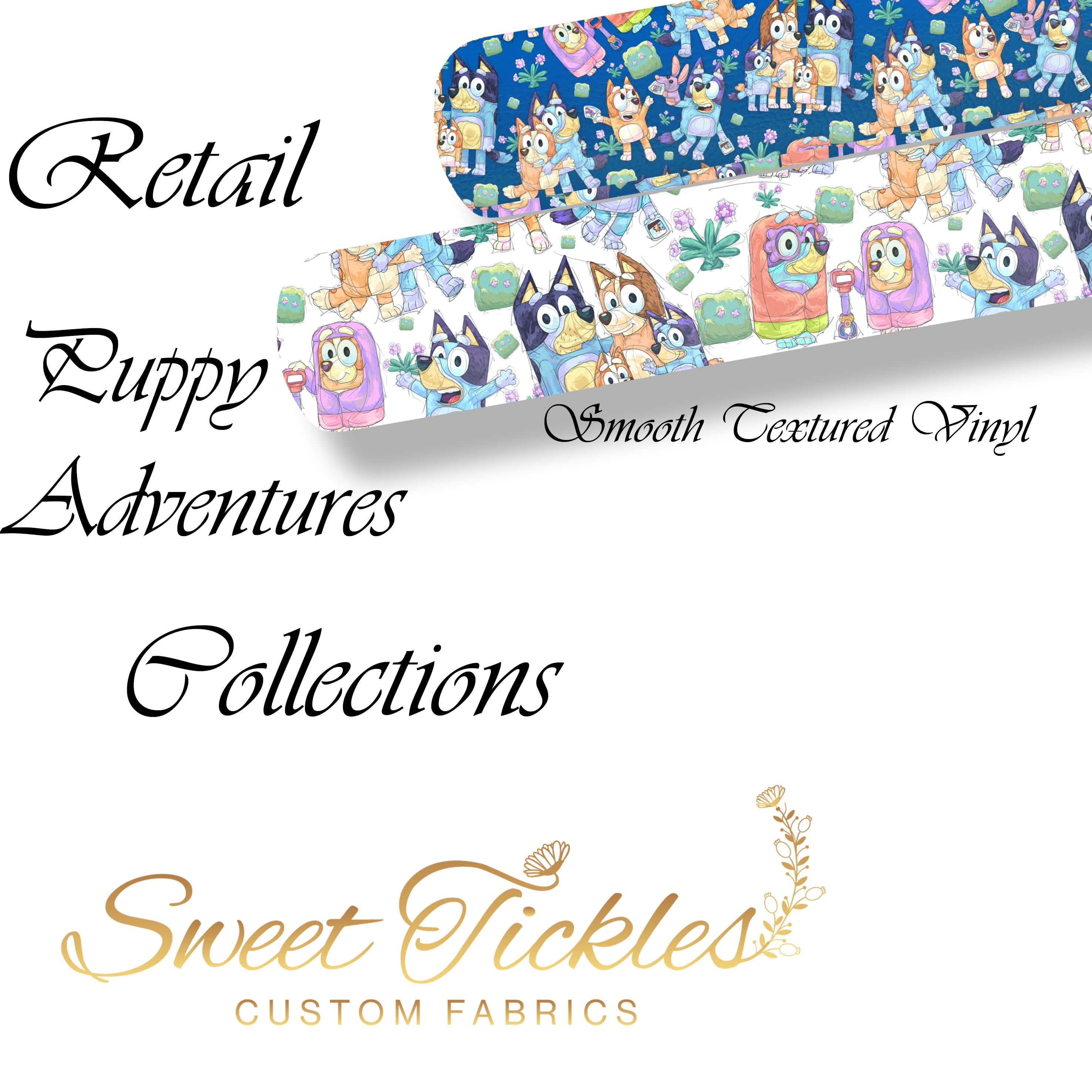 Retail R19 Puppy Adventures- Smooth Textured Vinyl – Sweet Tickles ...