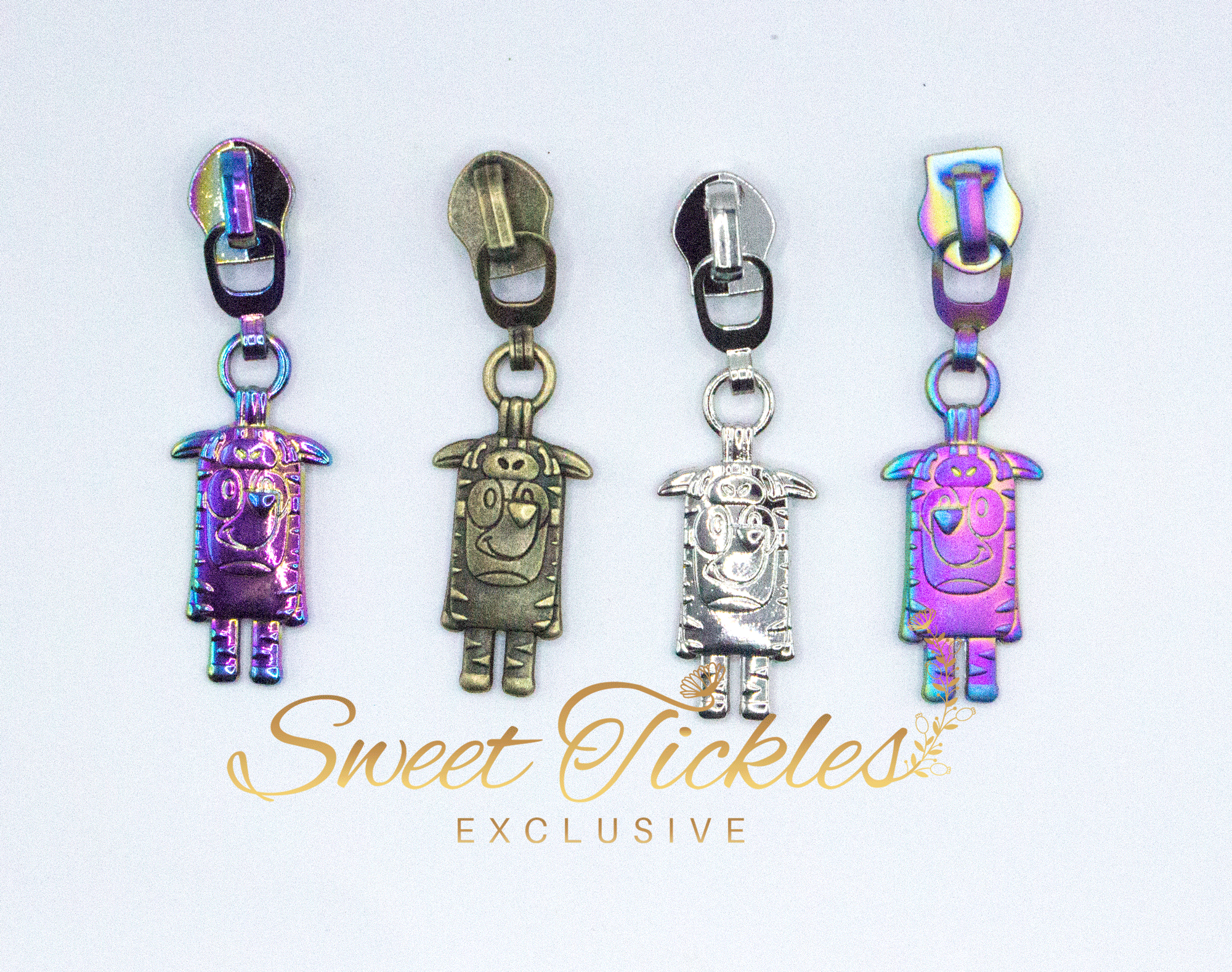 Exclusive Design- Zebra-#5 Zipper Pull – Sweet Tickles Custom Fabrics