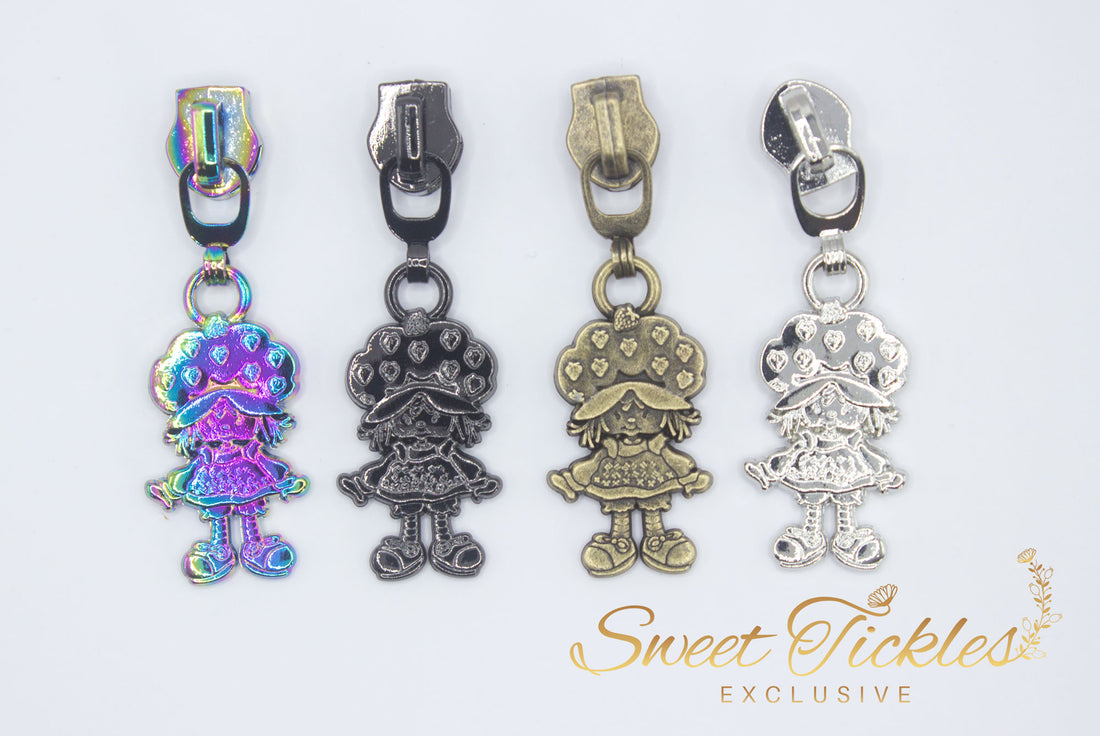 Exclusive Design- Strawberry Girl - Zipper Pulls #5 – Sweet Tickles ...