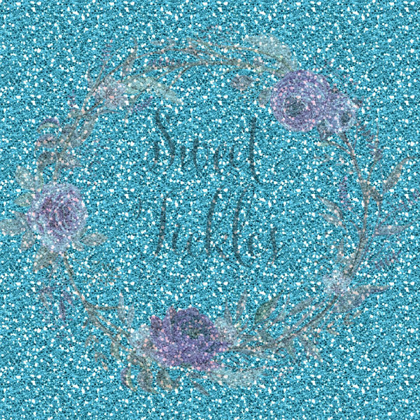 Retail Back To School - Blue Glitter – Sweet Tickles Custom Fabrics